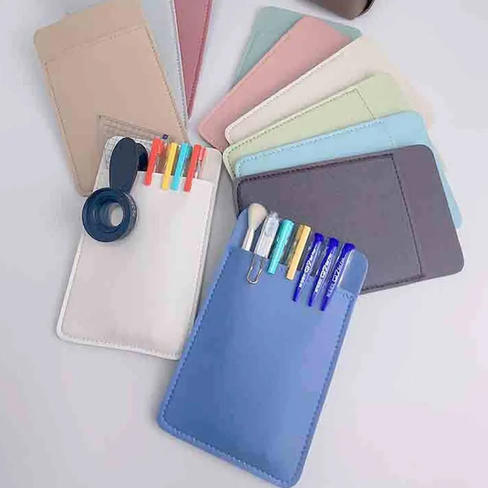 Large Capacity Double-Layer PU Pen Pouch Pencil Case Pocket Pencil Bags ...