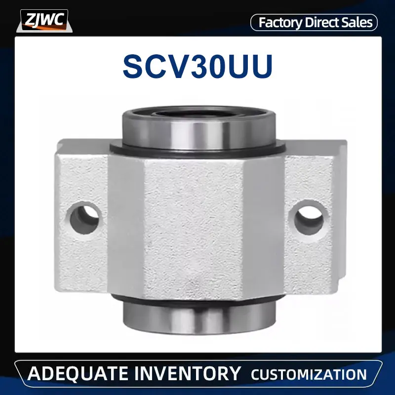 1PC-Ball-Bearing-Rodamientos-SCV30UU-SCV30-SC30VUU-Linear-Bearing-Block ...