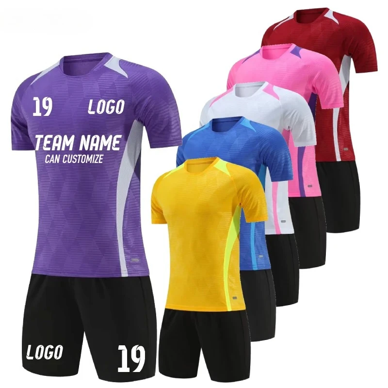 New 24/25 Boy Girl Football Jersey Men And Kids Home Away Games Soccer ...