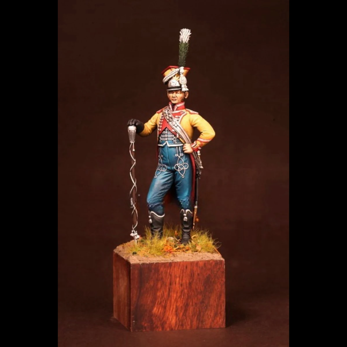 75MM Resin Figure Unpainted Model Kit, Drum Major, French 17th Light ...