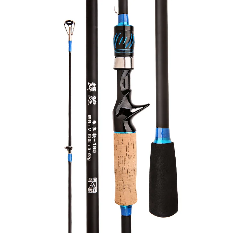 Spinning-Casting-Fishing-Rod-1-65m-1-8m-M-Power-2-Sections-FRP-Lure ...