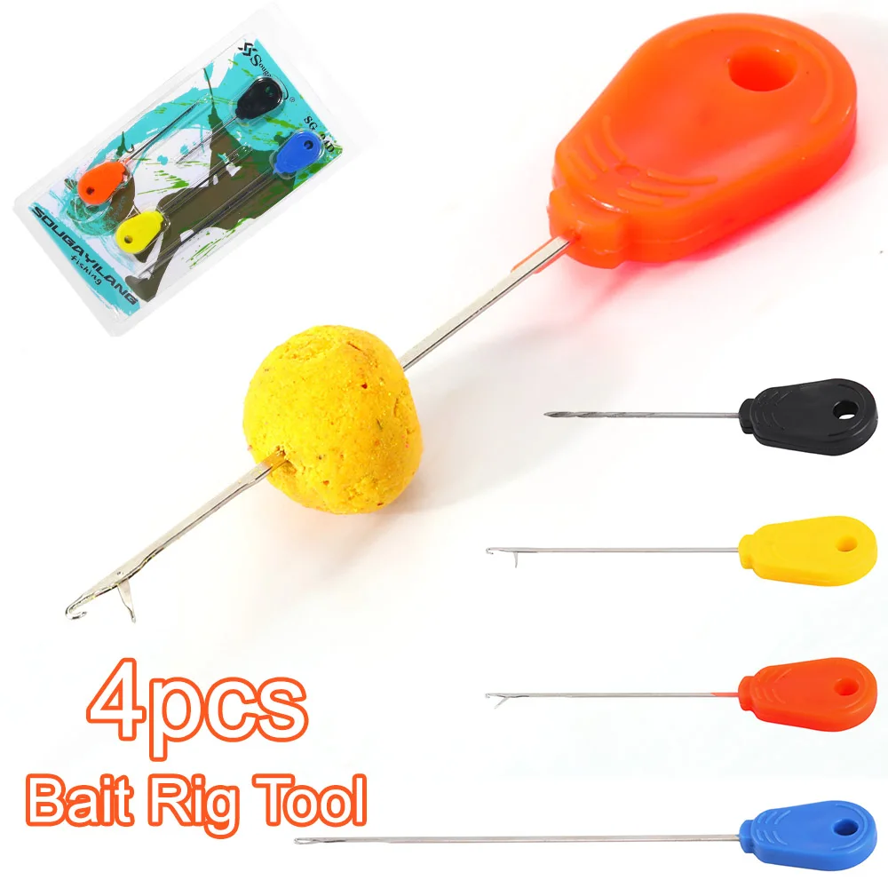 Sougayilang Carp Fishing Bait Needle Set Rigs Splicing Needle Carp Hook ...