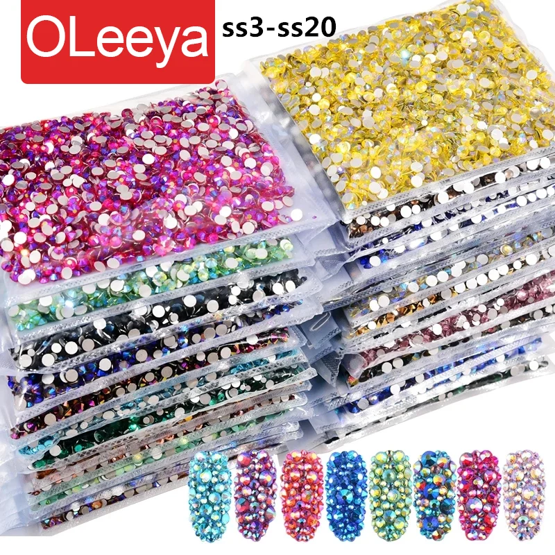 Mixed Crystal Rhinestones Bulk | Bulk Rhinestones Wholesale - 14400pcs ...