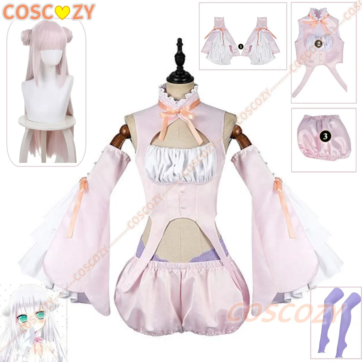 New-Anime-MahoAku-Mimori-Byakuya-Cosplay-Costume-Wig-The-Magical-Girl ...