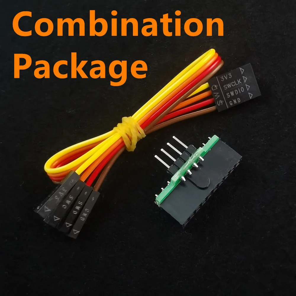 for-ST-LINK-V2-JLink-V8-V9-ULINK-JTAG-SWD-4P-5P-2-54mm-Interchangeable ...