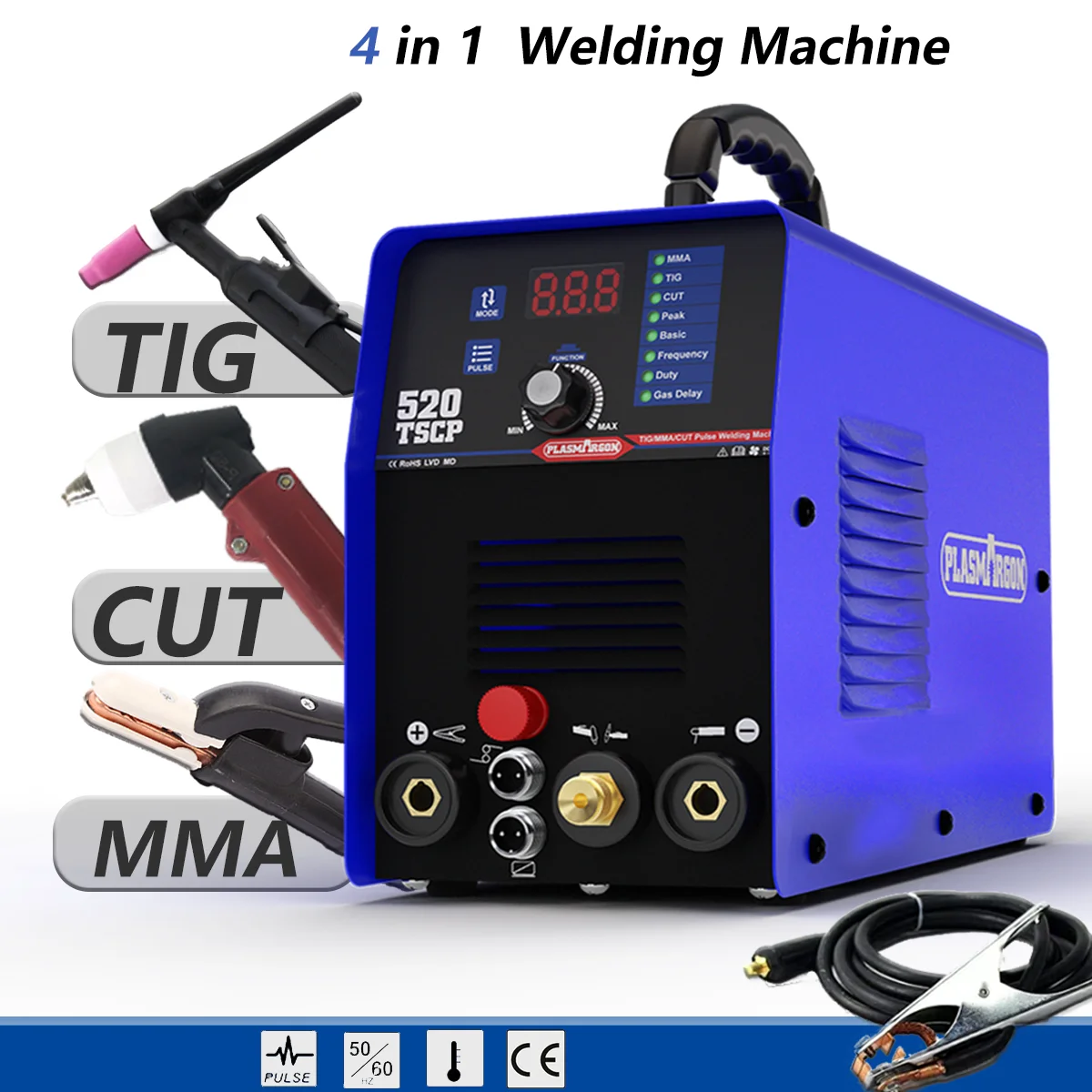 PLASMARGON-4-in-1-Plasma-Cutter-TIG-Welding-Machine-520TSCP-DC-Inverter ...