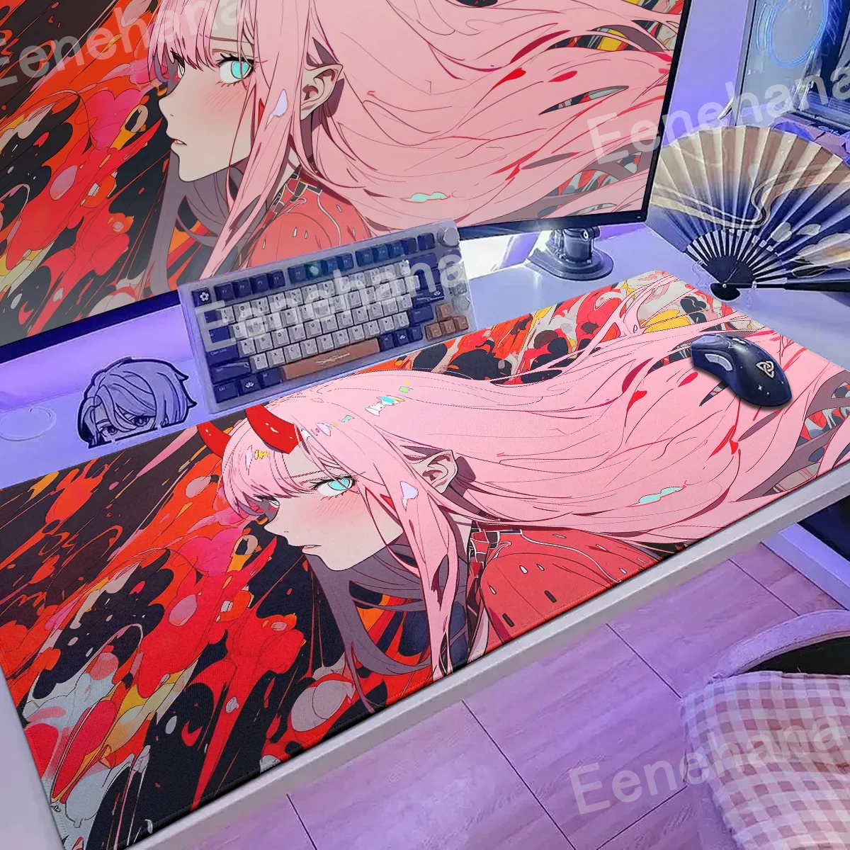 Non-slip Computer Mousepad HD Printing Quick delivery Gamer Desk Mat ...