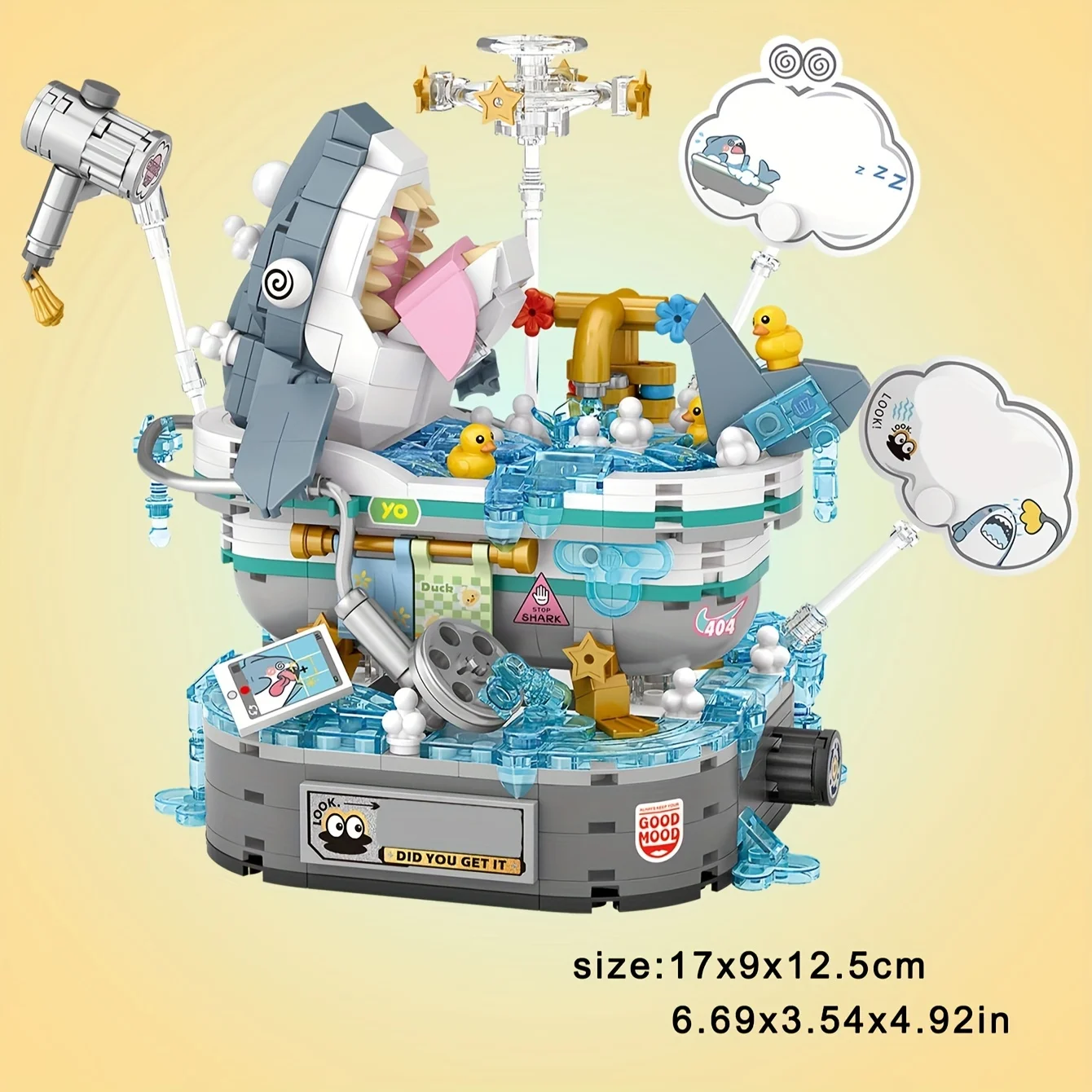 Mini-requin-endormi-en-blocs-de-construction-requin-baigneur-mignon-d ...