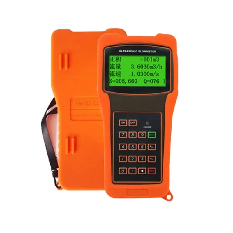 50mm Digital Clamp on With Data Logger Portable Ultrasonic Water Flow ...