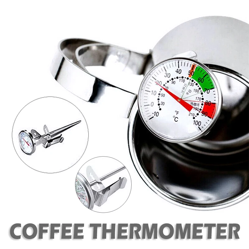 Portable-Stainless-Steel-Thermometer-Coffee-Milk-Latte-Cappuccino-Froth ...