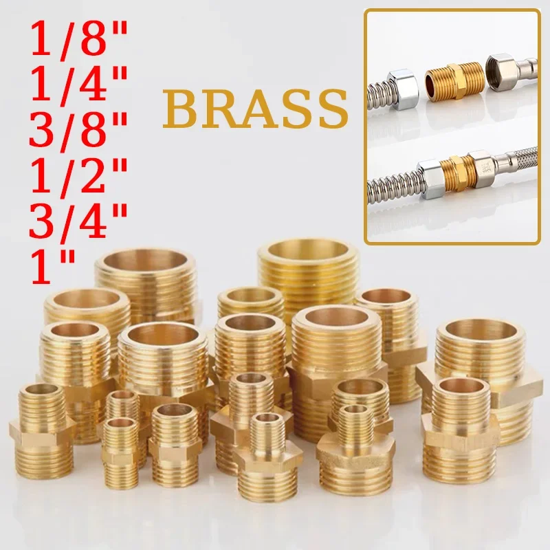Rosca-macho-de-montaje-de-tubo-de-lat-n-conector-acoplador-adaptador-r ...