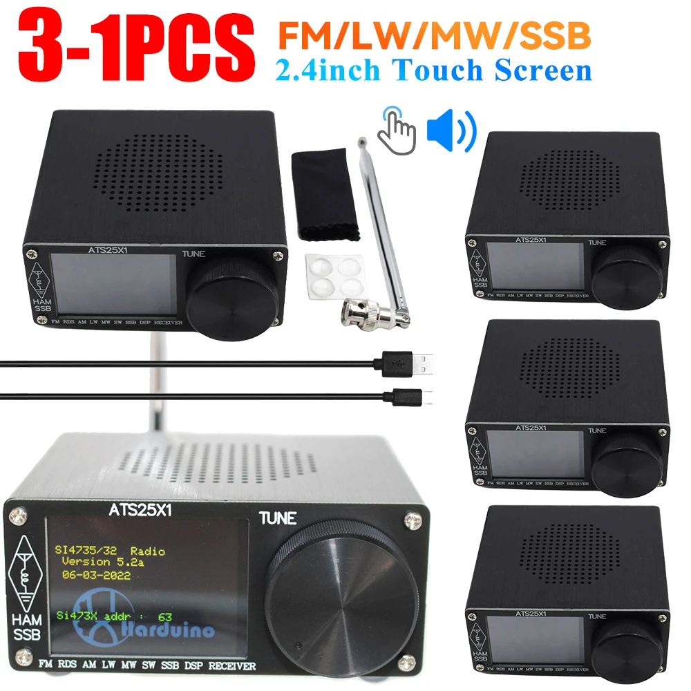1-3PCS-ATS25X1-Full-Band-DSP-Radio-Receiver-FM-LW-MW-SSB-Receiver ...