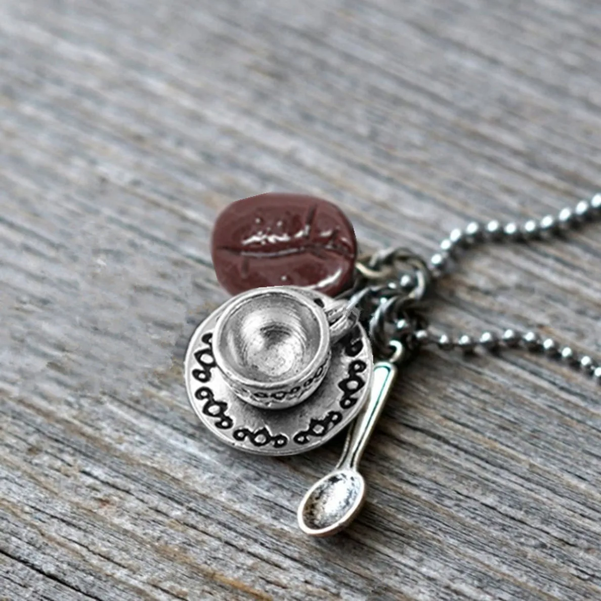 Coffee Necklace Jewelry | Cup Coffee Necklace | Coffee Jewelry Fashion ...