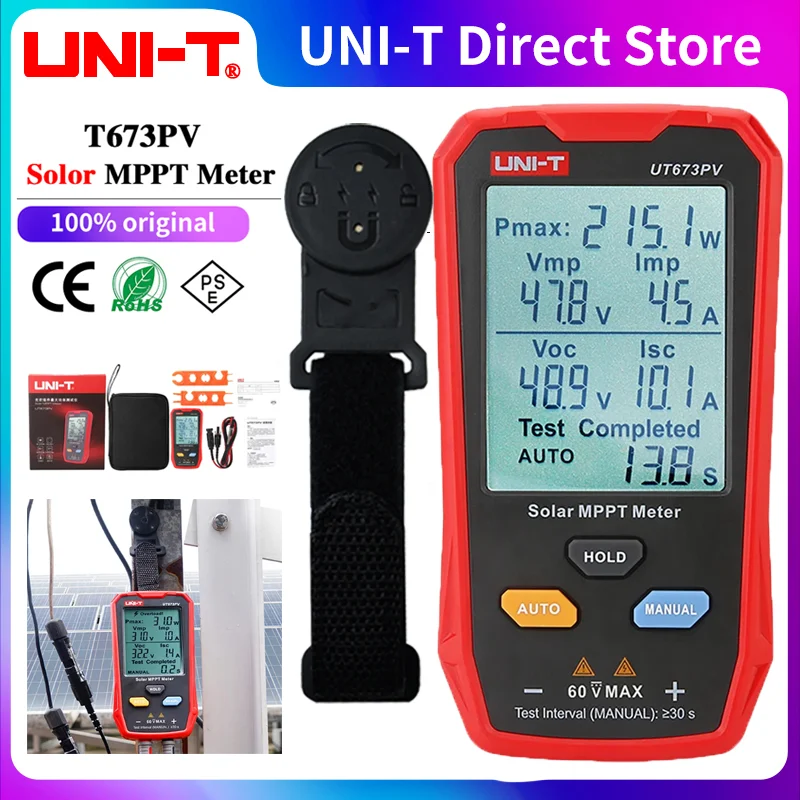 UNI-T-UT673PV-Photovoltaic-Solar-Tracker-Maximum-Power-Tester ...