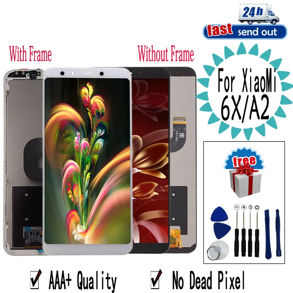 Pantalla LCD A2 de 5,99 pulgadas para XIAOMI 6X, pantalla táctil ...