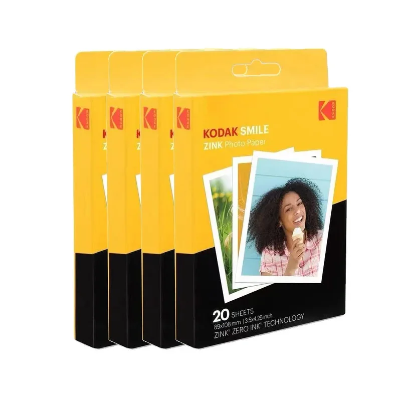 Premium-Zink-Print-Photo-Paper-3-5x4-25-Inch-20-40-80Sheets-Compatible ...