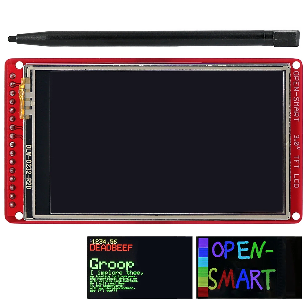 3.0 " Inch Tft Lcd Display Shield Touch Screen Breakout Board Module ...