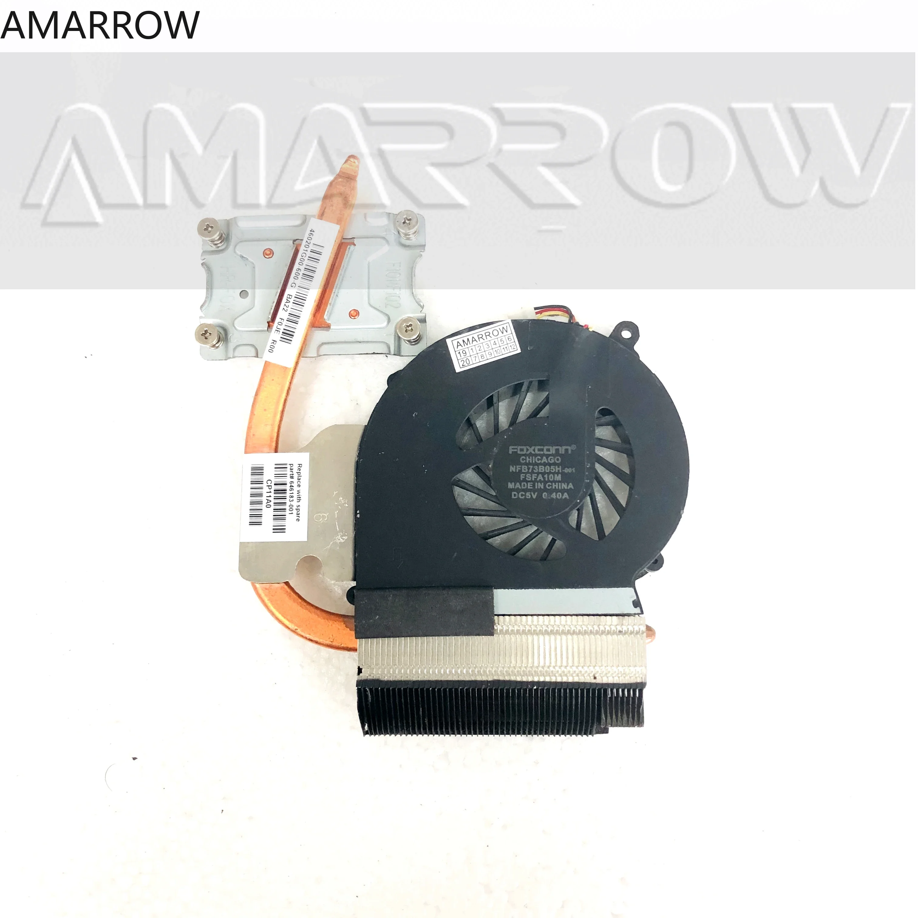 Laptop CPU Fan for HP CQ43 430/431/435/436 CQ57 630 631 CPU Cooling Fan ...