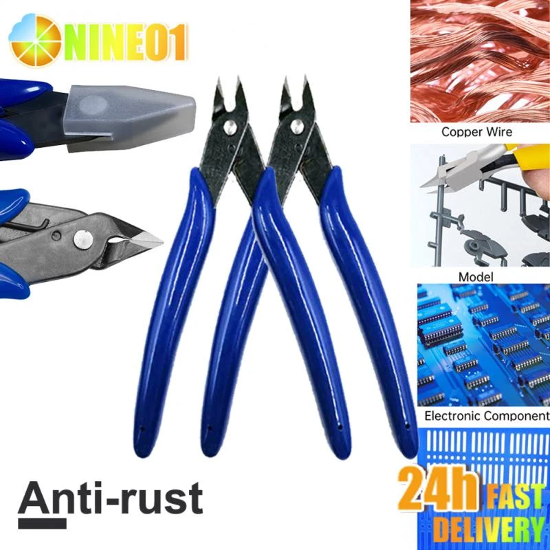 1/2 pces alicate diagonal universal cortadores de cabo de fio elétrico ...