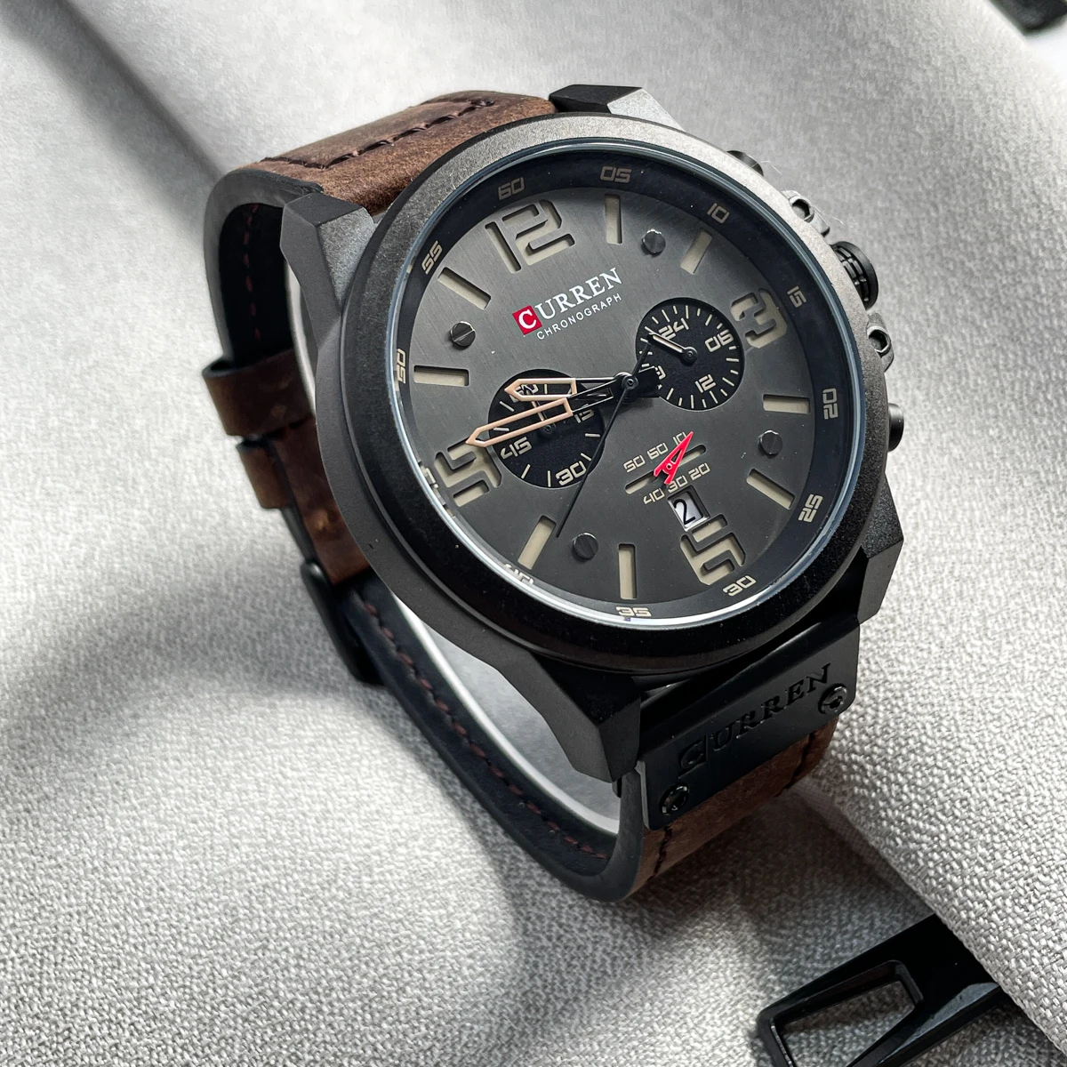 2025 new large dial watch for men multifunctional light luxury high ...