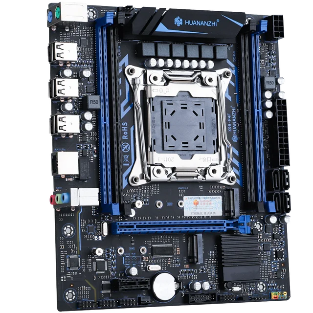 HUANANZHI X99 P4F LGA 2011-3 XEON X99 Motherboard with Intel E5 2650 V4 ...