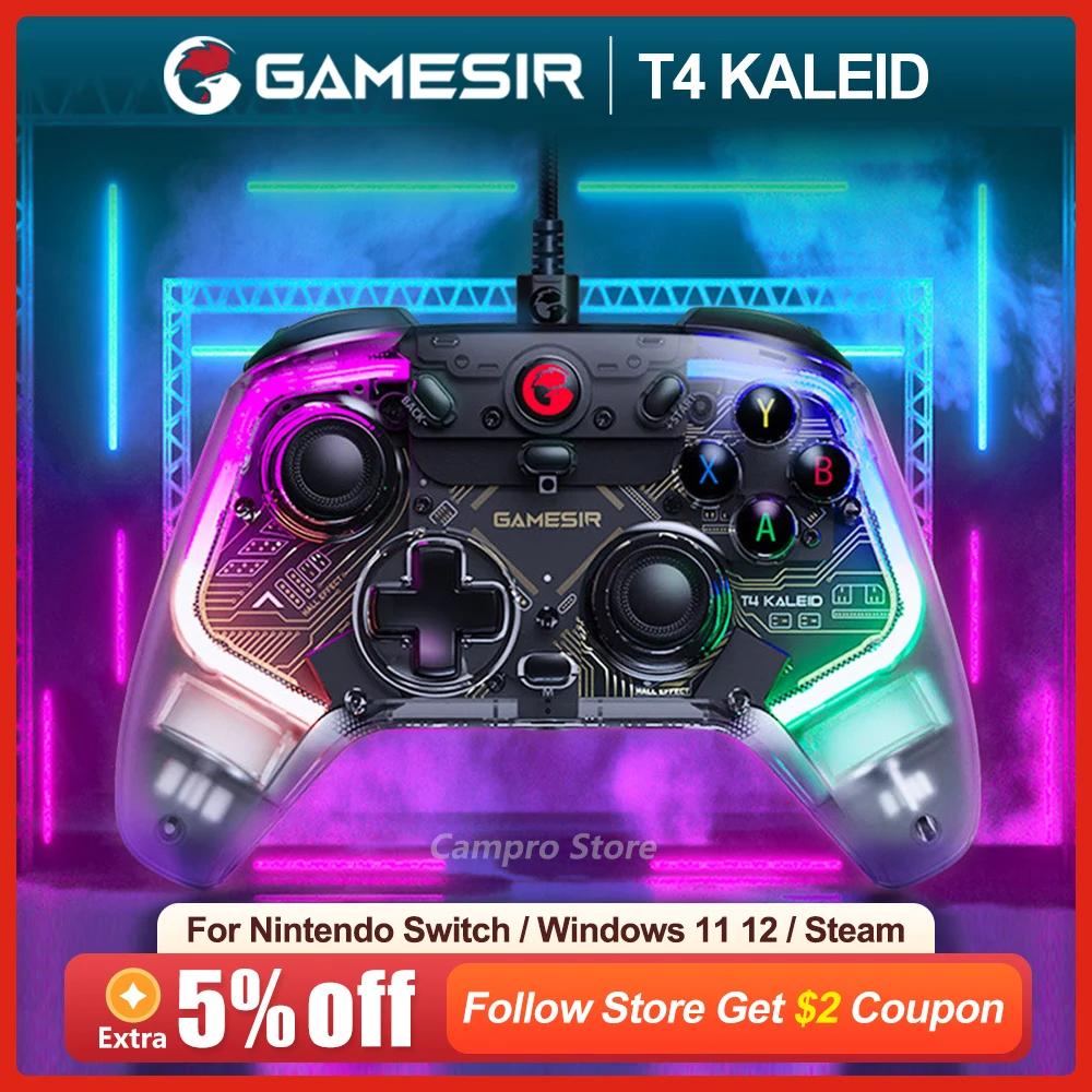 GameSir-T4K-Gamepad-Wired-T4-Kaleid-for-Nintendo-Switch-Windows-PC ...