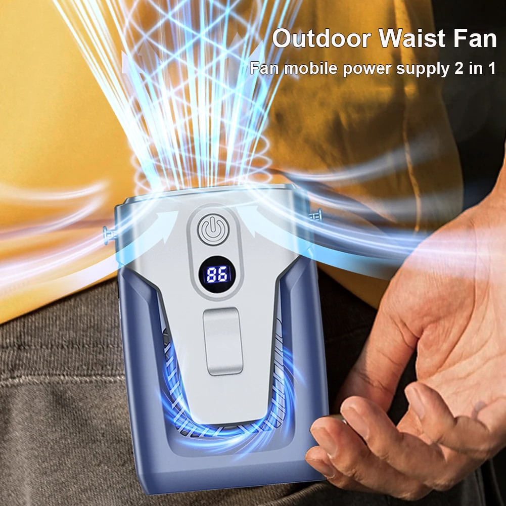 12000mAh-Neck-Waist-Fan-Ultralight-USB-Mini-Portable-Charging-Fan ...