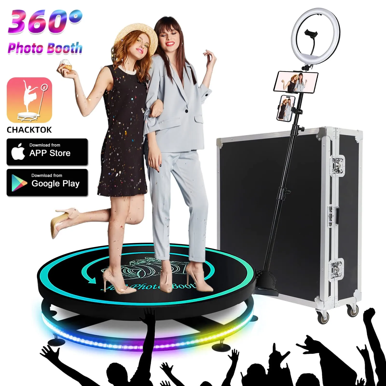 Party-Camera-360-Photo-Booth-Machine-Slow-Motion-Automatic-Machine-for ...