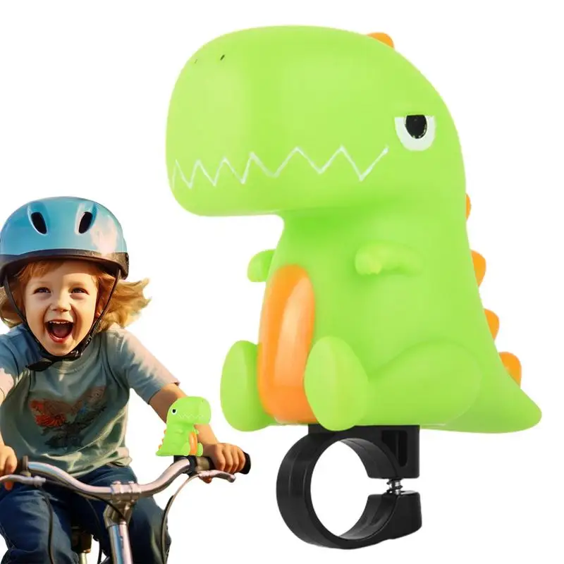 Children-Bicycle-Bell-Squeeze-Motor-Bike-Bells-Dinosaur-Cartoon-Squeeze ...