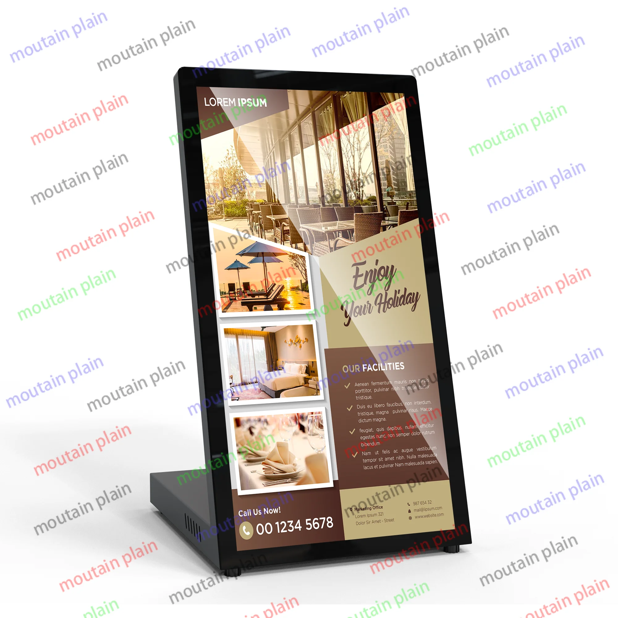 10-1-8-L-Type-Design-Multi-Points-Touch-Screen-Tablet-Food-Menu-Ads ...