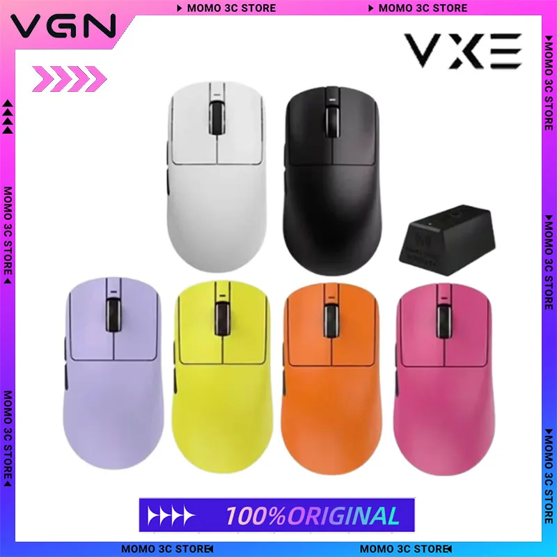 Vgn VXE Dragonfly R1 Pro Max Wireless Mouse PAW3395 Sensor Nordic 52840 ...