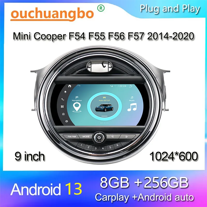 Ouchuangbo-radio-gps-stereo-for-9-inch-mini-cooper-countryman-F55-F56 ...