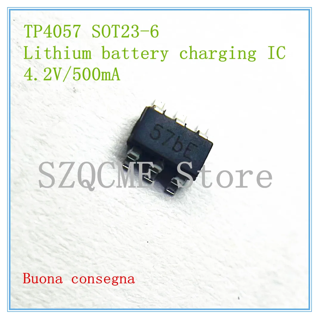 50PCS-TP4057-4057-Marking-57bE-57bA-57b4-57b9-57A4-57bM-57b0-Lithium ...