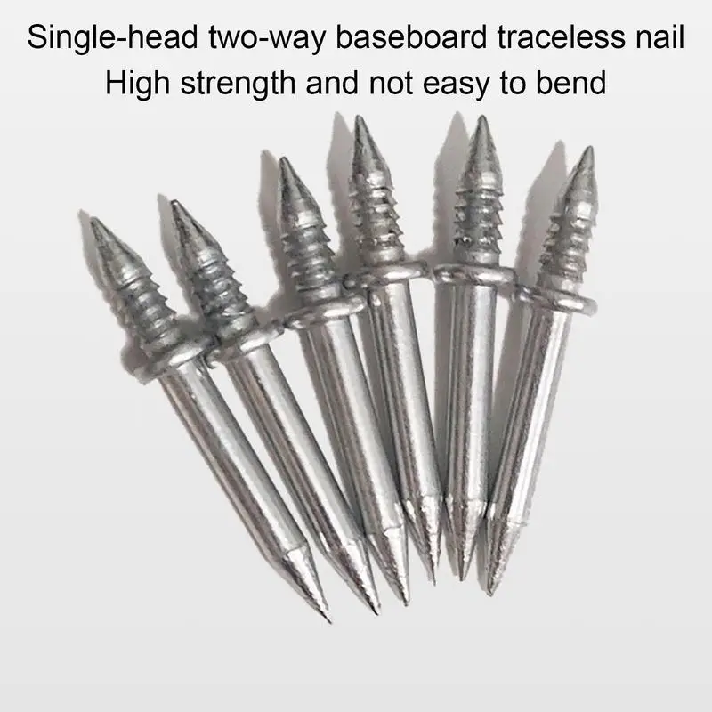 50-100PCS-Seamless-Nails-For-Solid-Wood-Skirting-Boards-Double-Head ...