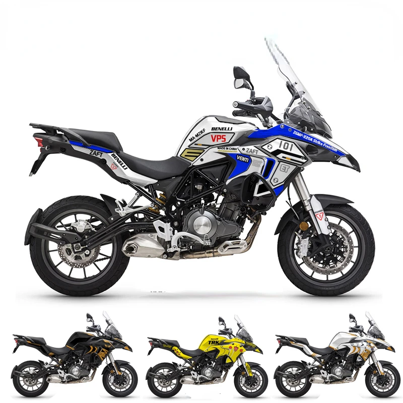 Motorcycle-Headlight-Fairing-Stickers-Decals-Emblems-For-Benelli-TRK502 ...