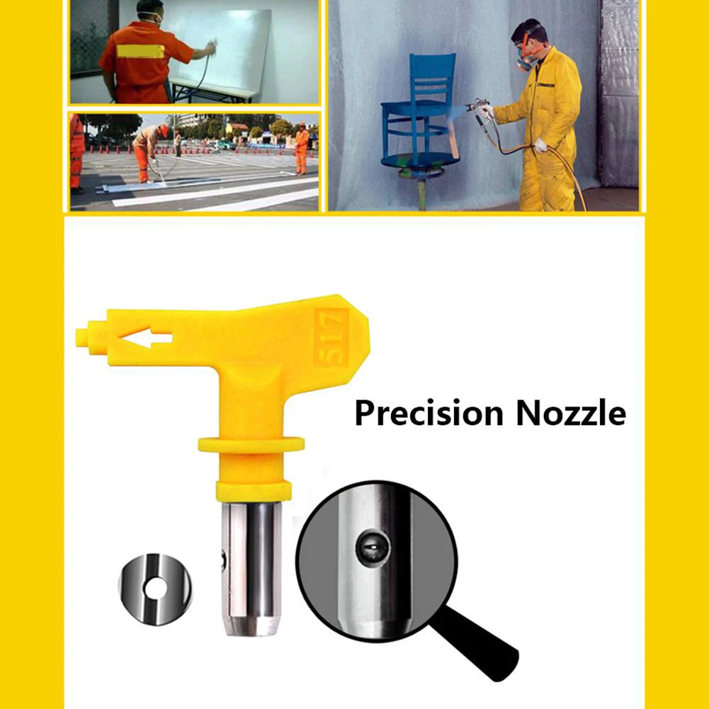 Levegő Nélküli Spray-Hegy Fúvóka Permetező Pisztolyfesték Permetezőgép ...