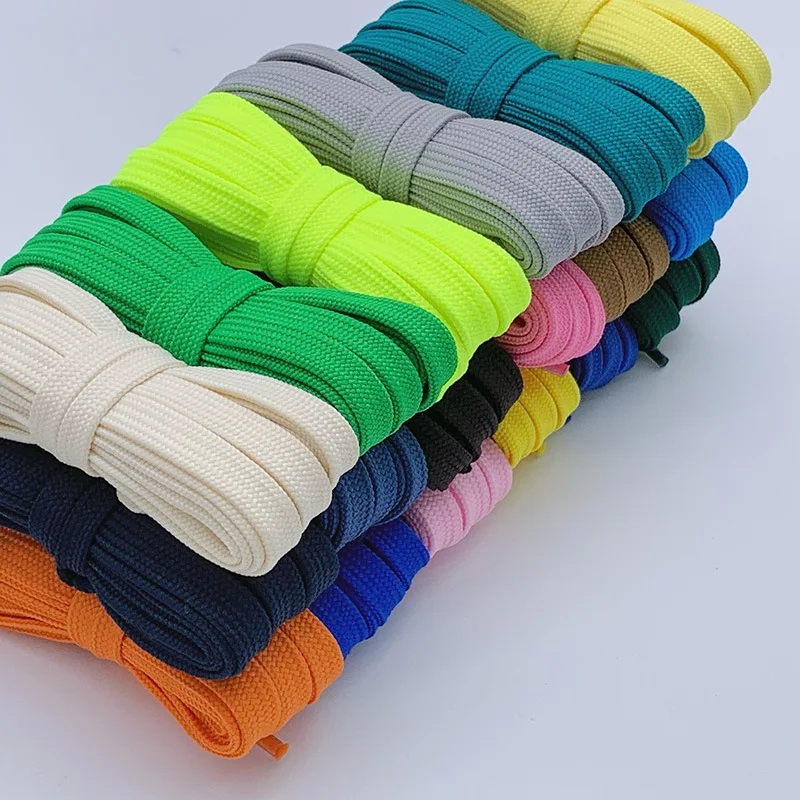 26colors-1Pair-Flat-Shoelaces-for-Sneakers-Fabric-Shoe-Laces-White ...