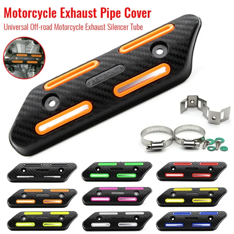 Motorcycle-Exhaust-Heat-Shield-Universal-Protector-Anti-scalding-Guard ...
