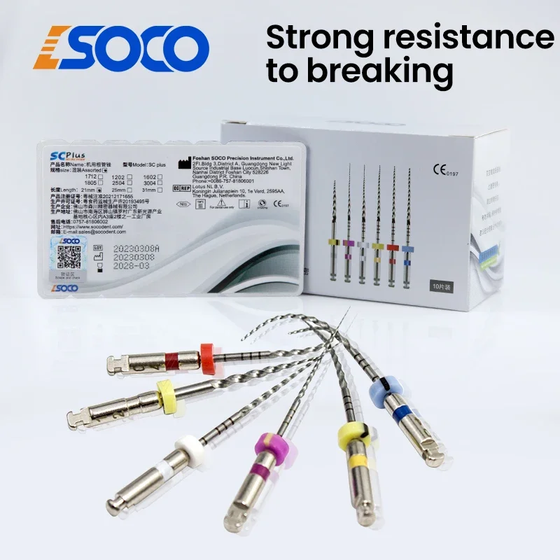 SOCO-PLUS-6Pcs-Box-Activated-Root-Canal-File-Dentist-Tools-Endodontic ...