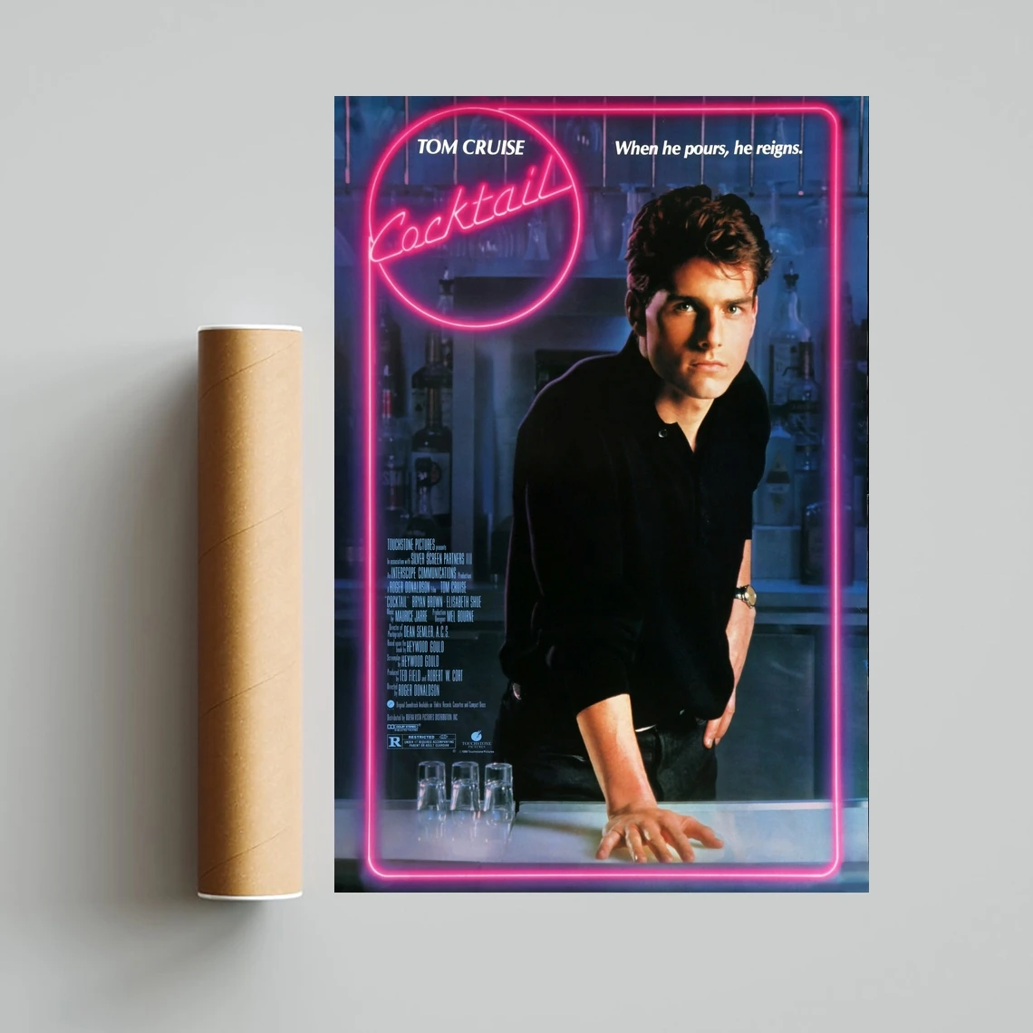 Cocktail Movie Poster Tom Cruise
