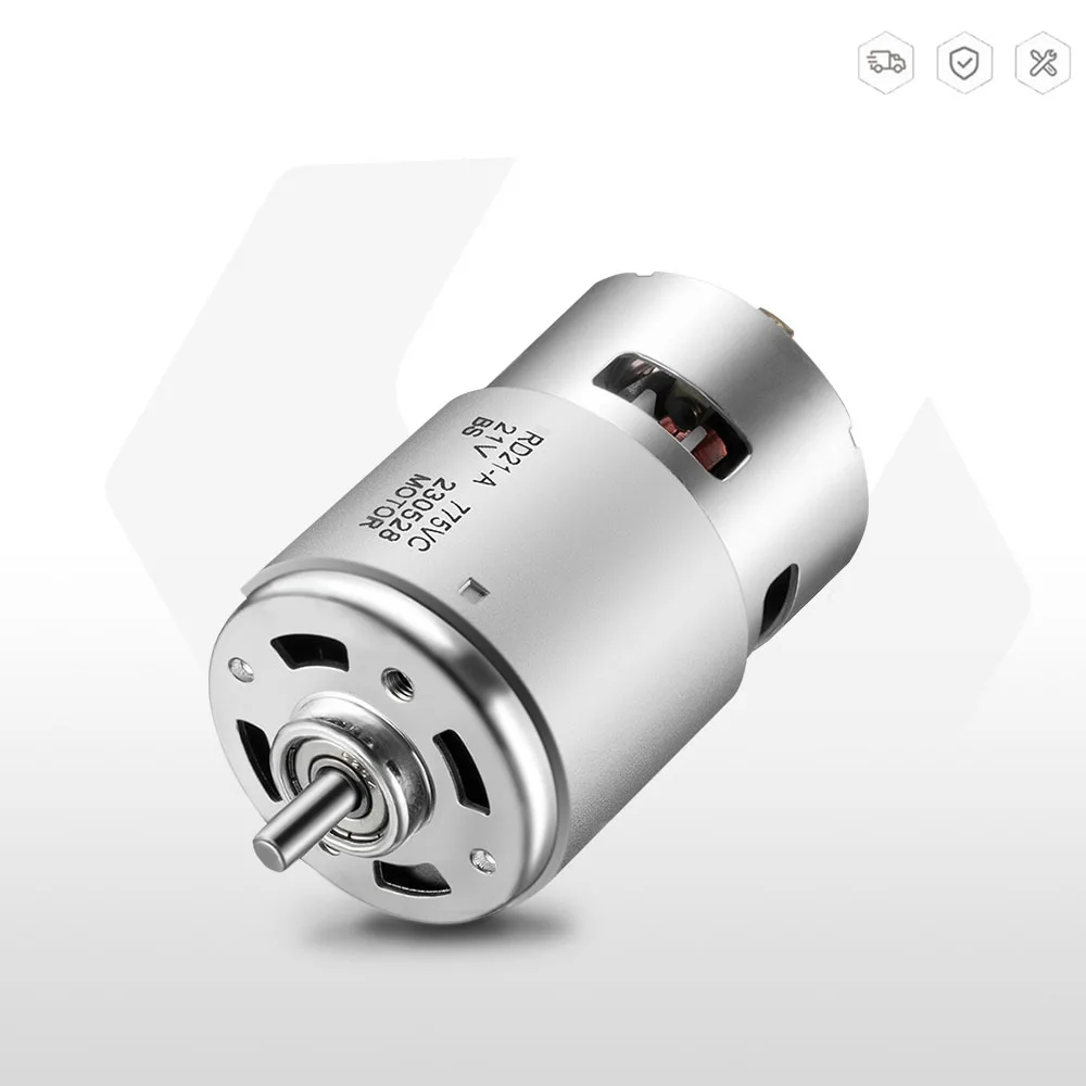 18V 775 Brushed Motor 20000RPM High Torque Micro Motor For Brushed ...