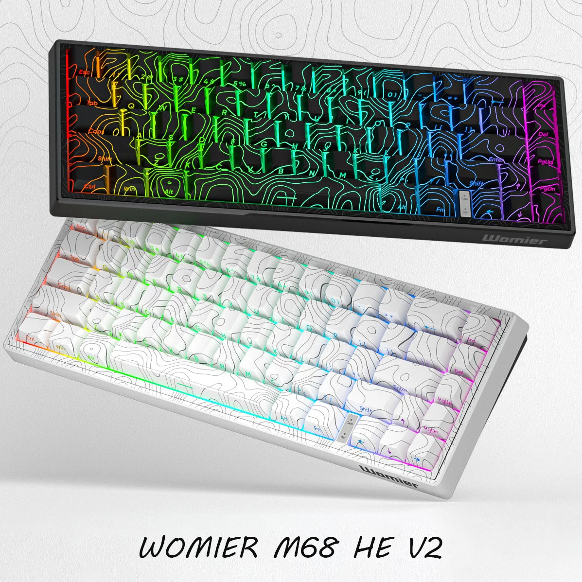 Womier-M68-HE-V2-Topographic-Wired-Custom-Gamer-Keyboard-Rapid-Trigger ...