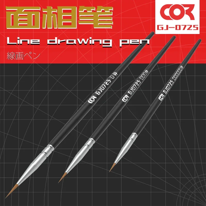 Cormake-Line-Drawing-Pen-Plastic-Model-Painting-Brush-Panel-Liner-Hook ...