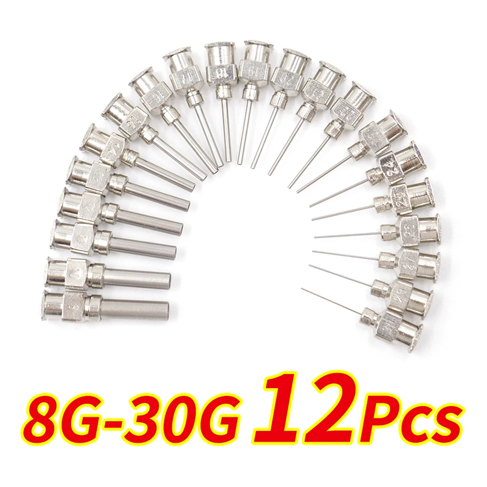 8G-30G-13mm-stainless-steel-dispensing-machine-Syringe-needle-Blunt ...