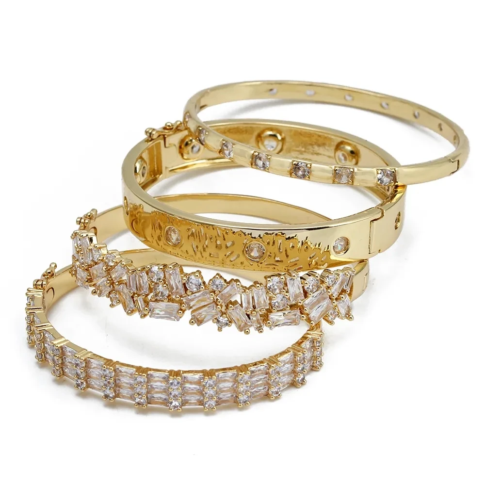 Various-Styles-Exaggerated-Open-Copper-Bracelets-For-Women-Europe ...