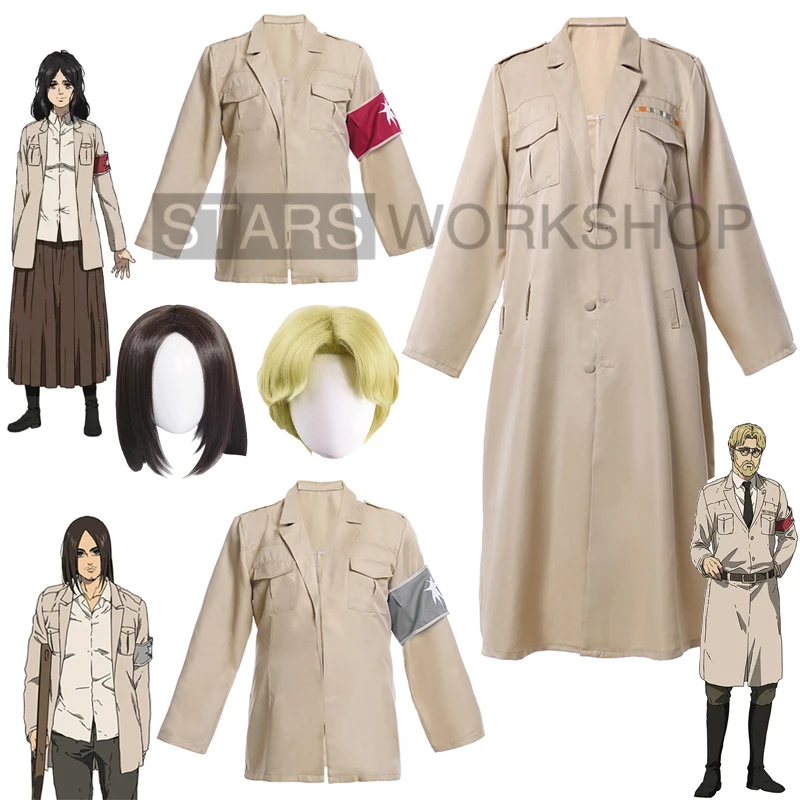 Anime Attack On Titan Final Season Eren Jaeger Cosplay Costumes Zeke ...