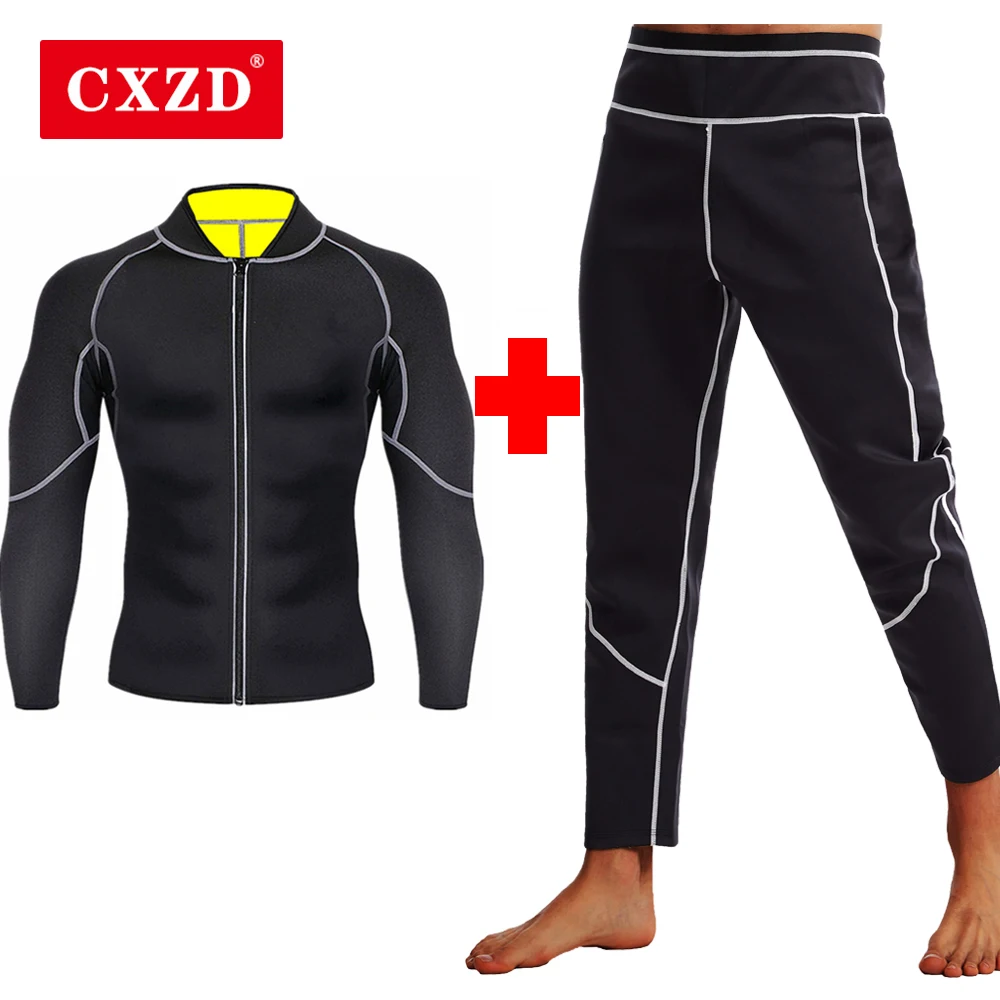 CXZD-Sweat-Neoprene-Sauna-Suit-for-Men-Weight-Loss-Workout-Shirt ...