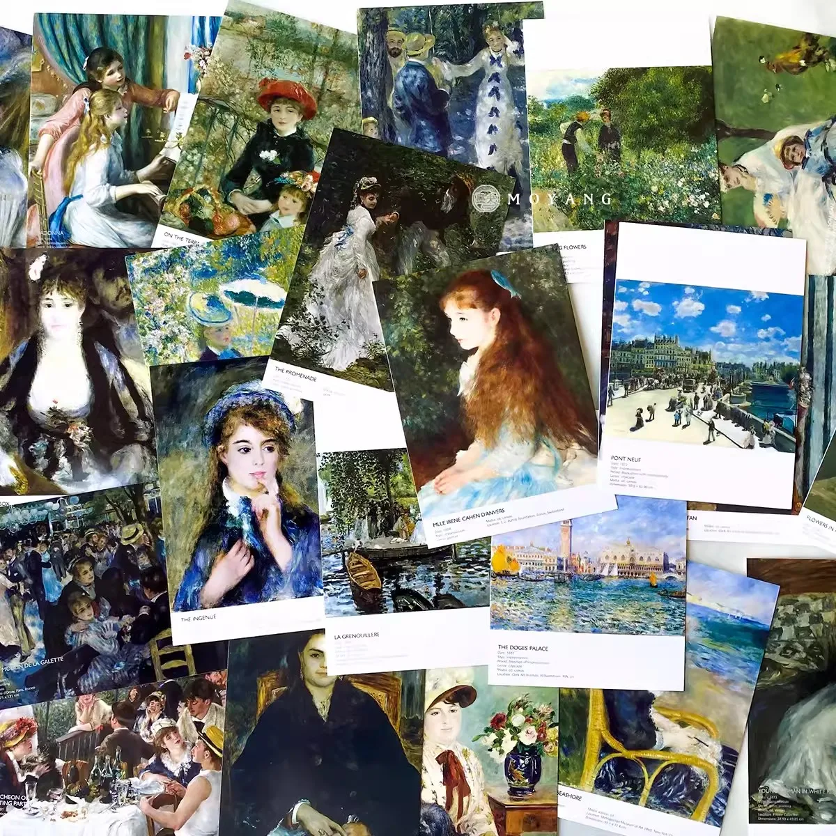 30-Pcs-Set-Pierre-Auguste-Renoir-Series-Postcard-Art-Painting-Greeting ...