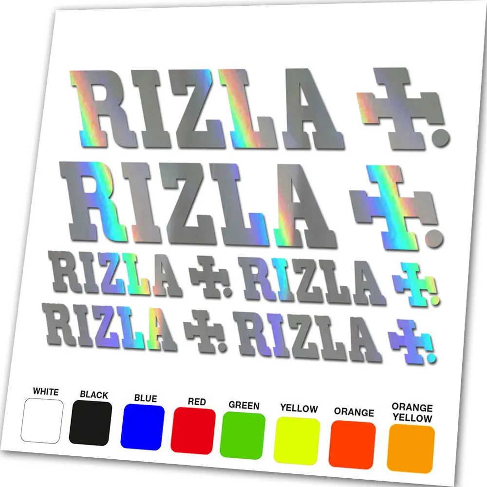 6-PIECE-For-Rizla-Stickers-Decals-Set-motorcycle-scooter-All-Colours ...
