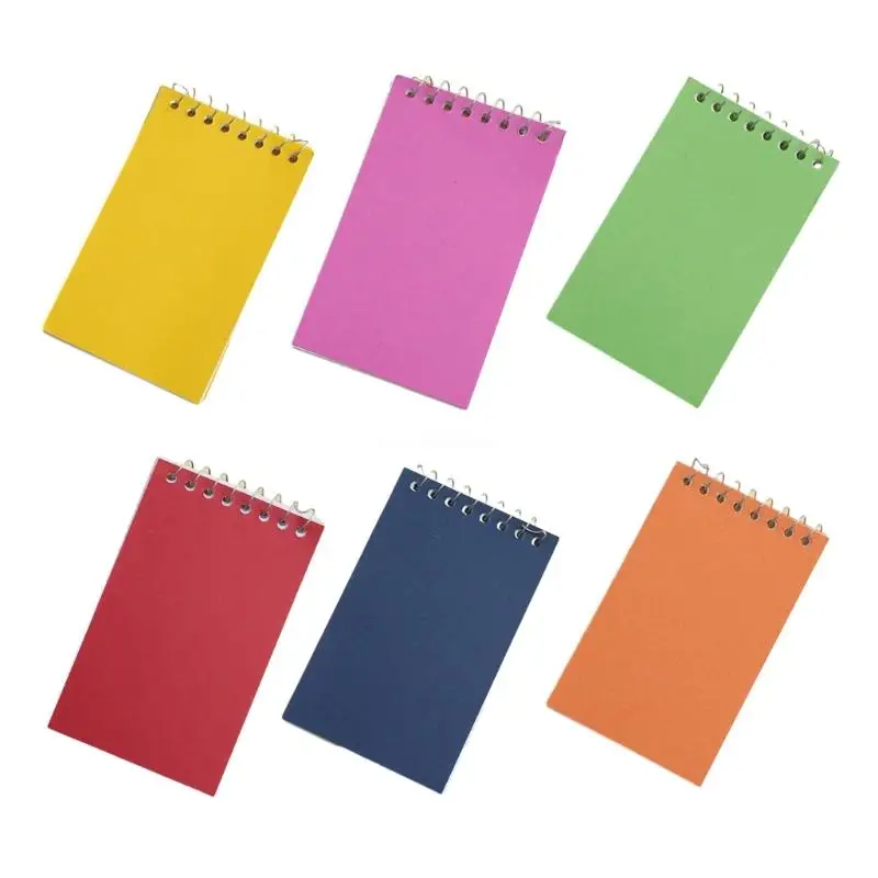 6-Pieces-Set-Stationery-Notebooks-Multifunctional-Notebook-Wire-Pocket ...